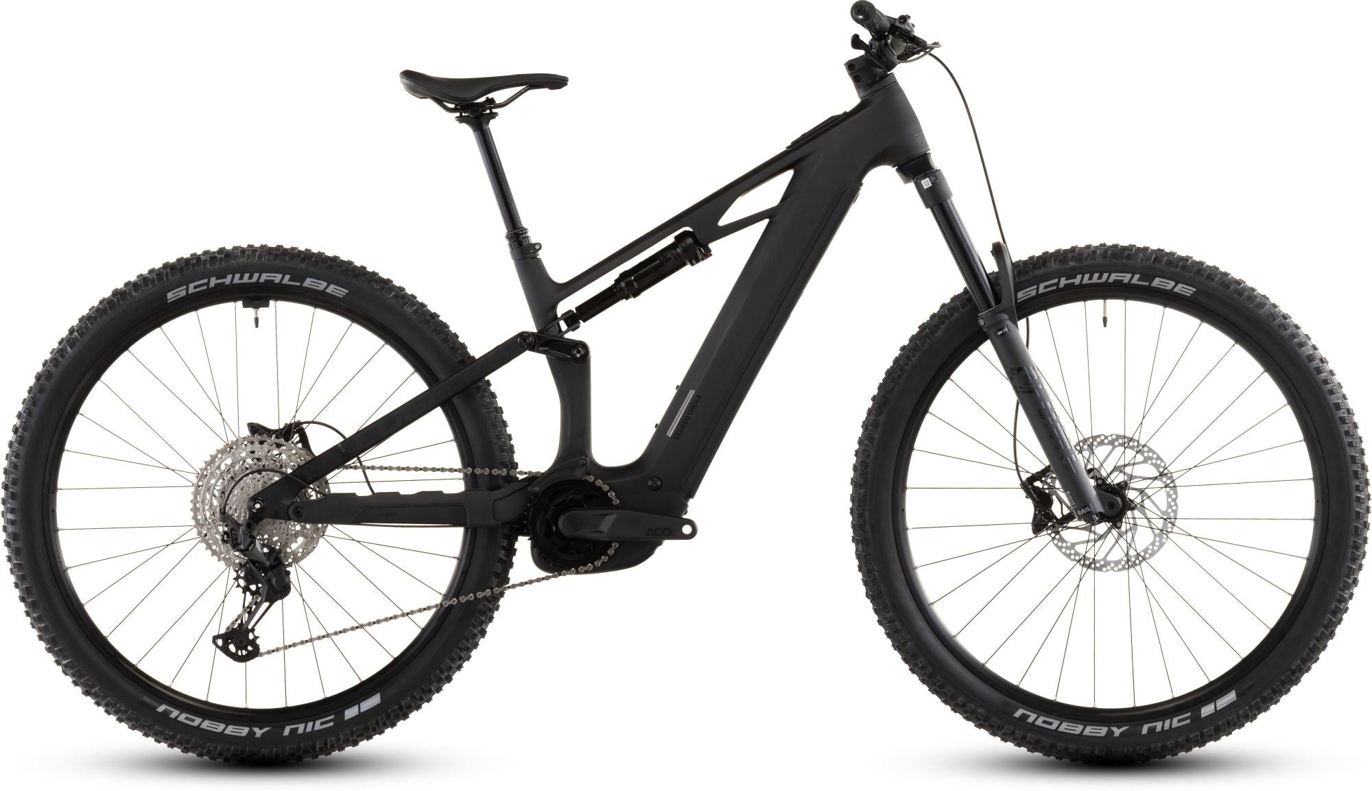 2026 Cube Cube Stereo Hybrid One44 Hpc Race 800 Electric Mountain Bike In Blackline | 99 Bikes ...