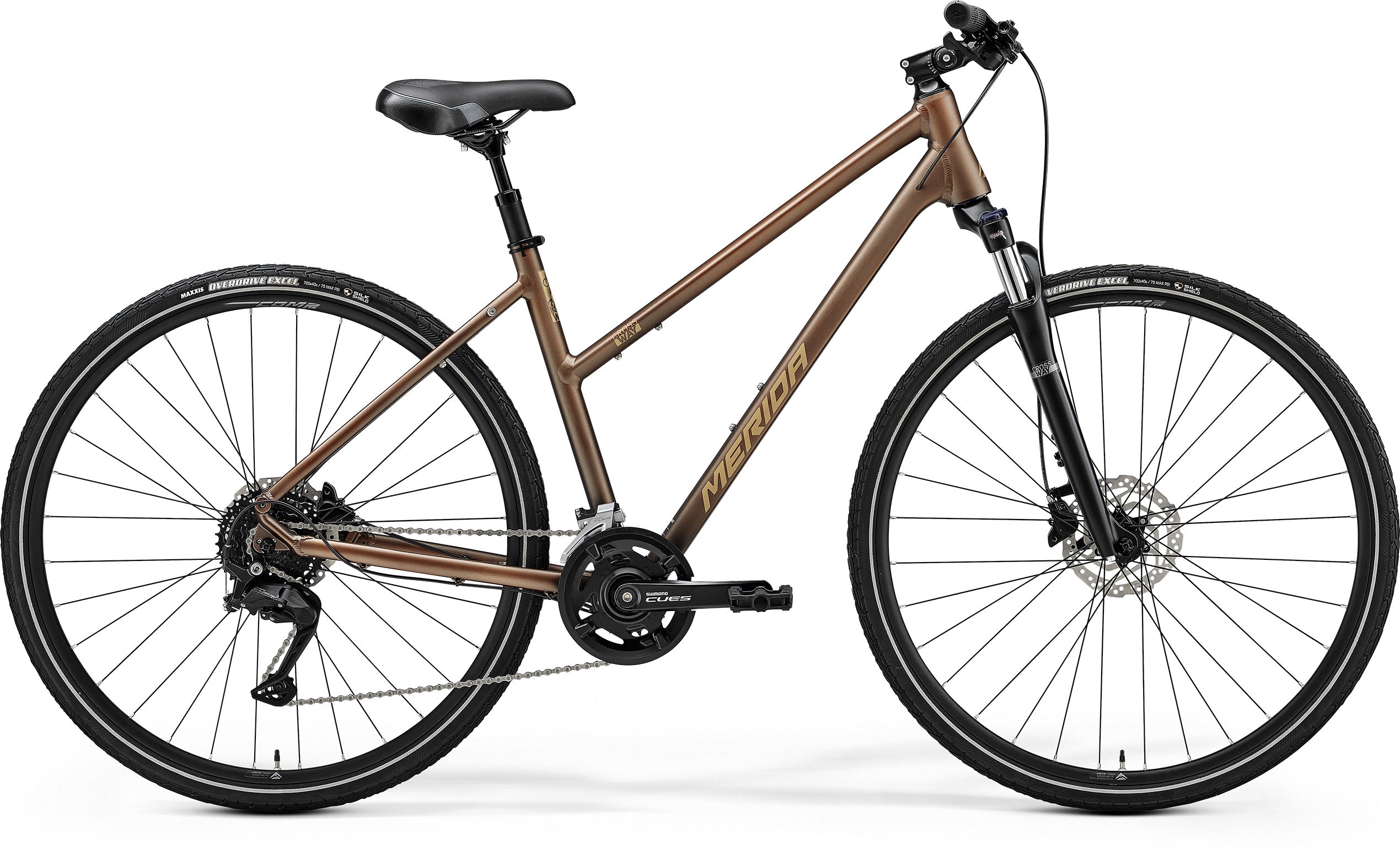 2025 Merida Crossway 100 Womens Hybrid Bike in Brown | 99 Bikes – 99 ...